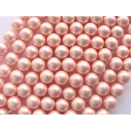 Perle sidef roz 10mm sidef » Shop online Gemsale.ro